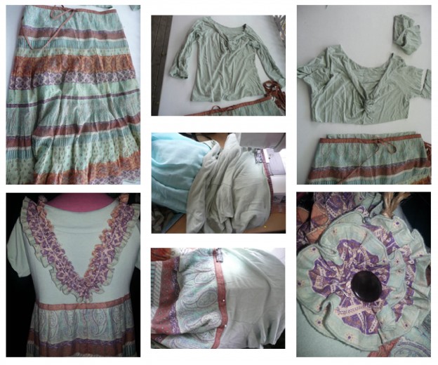 Sew 24 – Repurpose skirt to frock | Sew it Again